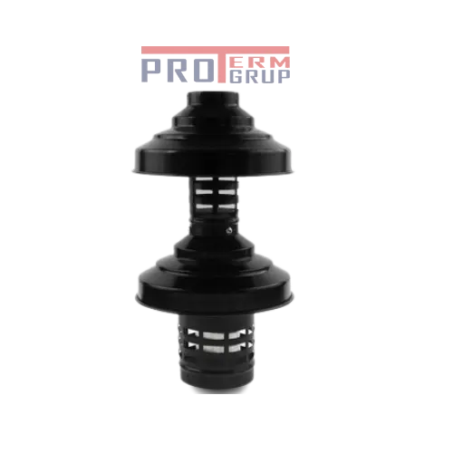Terminal cos de fum vertical Ø80/125 - Proterm - incalzire, apeduct si canalizare